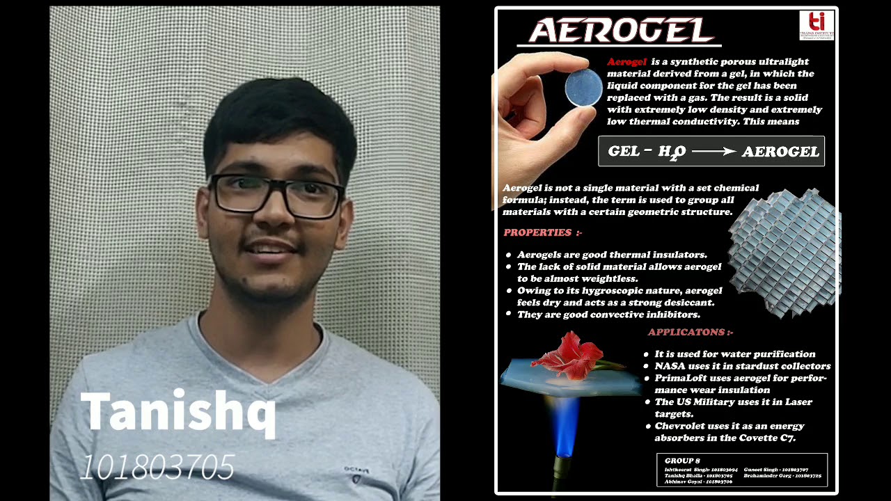 Invention Assignment -Group 8 - AEROGEL - YouTube