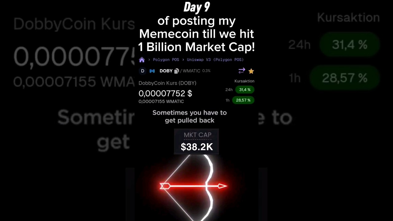 Day 9 of posting my Memecoin till we hit 1 Billion Market Cap! # ...