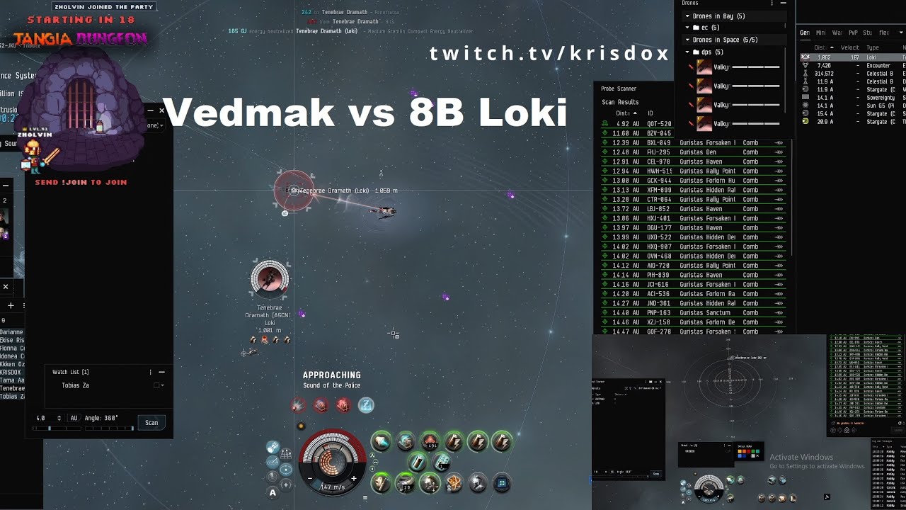 Vedmak vs 8b Loki in ESS #EVEOnline #TweetFleet #JustCreators #pvp # ...