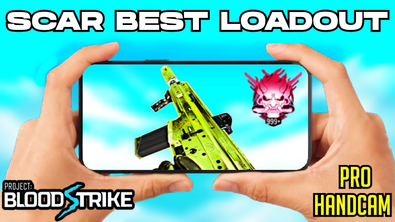 BLOODSTRIKE SCAR + REDDOT BEST LOADOUT LEGEND RANKED PRO HANDCAM ...
