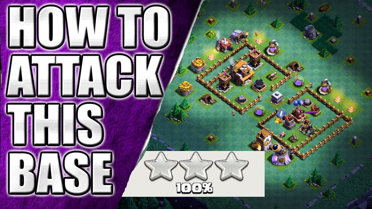 3 Star Attack Strategy for BH5 Most Popular base || Clash of Clans ...