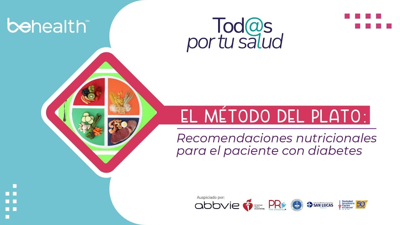 EL MÉTODO DEL PLATO. Recomendaciones nutricionales para el paciente con ...
