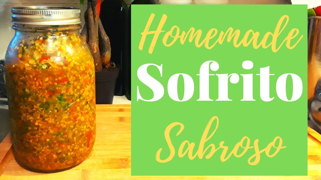 Homemade Sofrito Sabroso (Base for Puerto Rican Dishes) - YouTube
