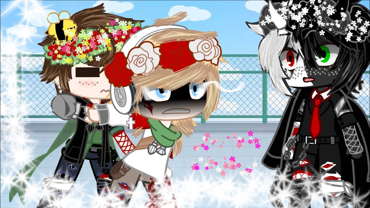 “Take three steps back” Meme [The Bench Trio] || {Ft. Beedou / Gacha ...