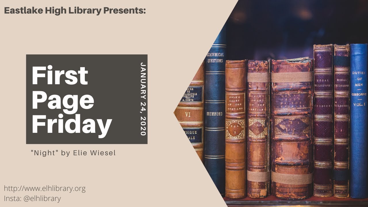 ELH Library - First Page Friday 01/24/2020 - Night - YouTube