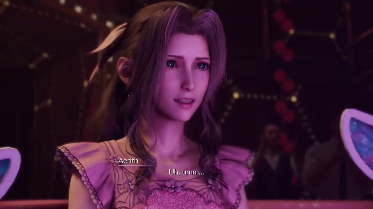Sound Clues on Final Fantasy 7 Remake Dancing with Andrea - YouTube