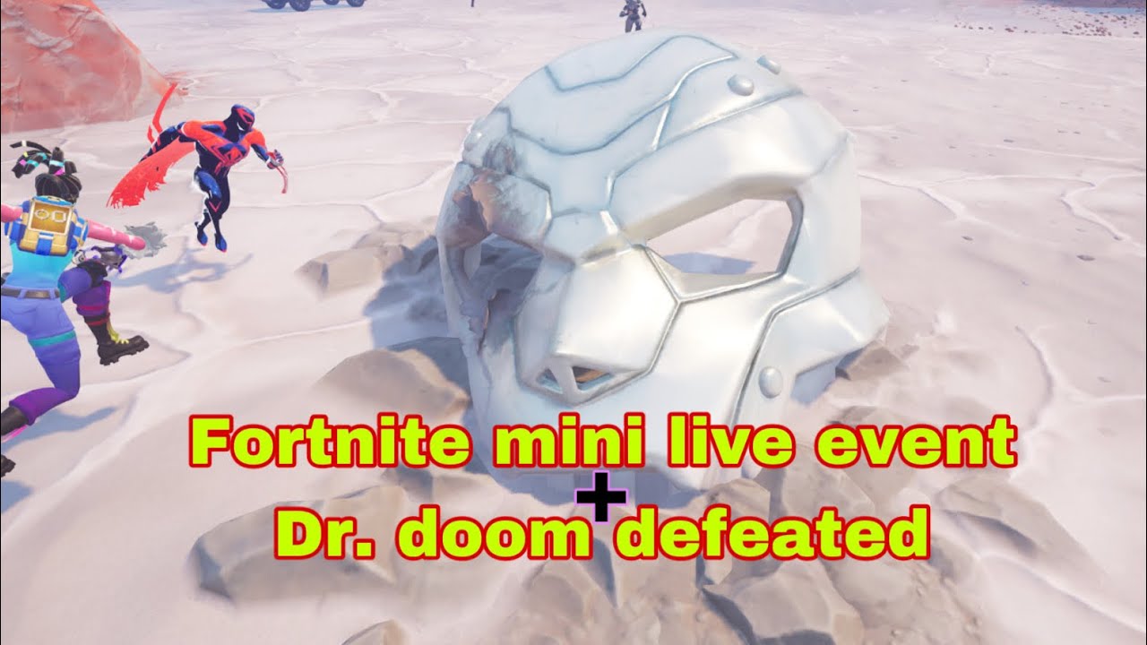 Fortnite mini live event + dr. doom defeated (C5S4) - YouTube
