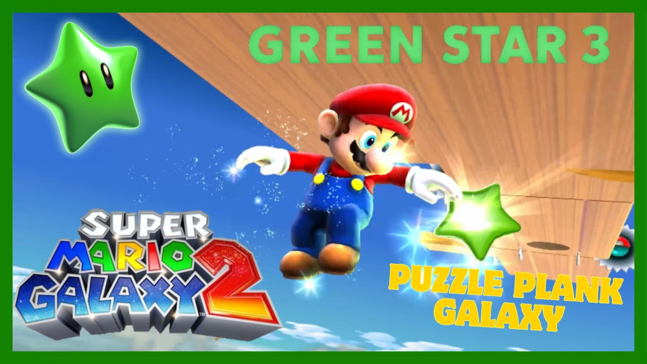 [Super Mario Galaxy 2] Puzzle Plank Galaxy | Green Star 3 - YouTube