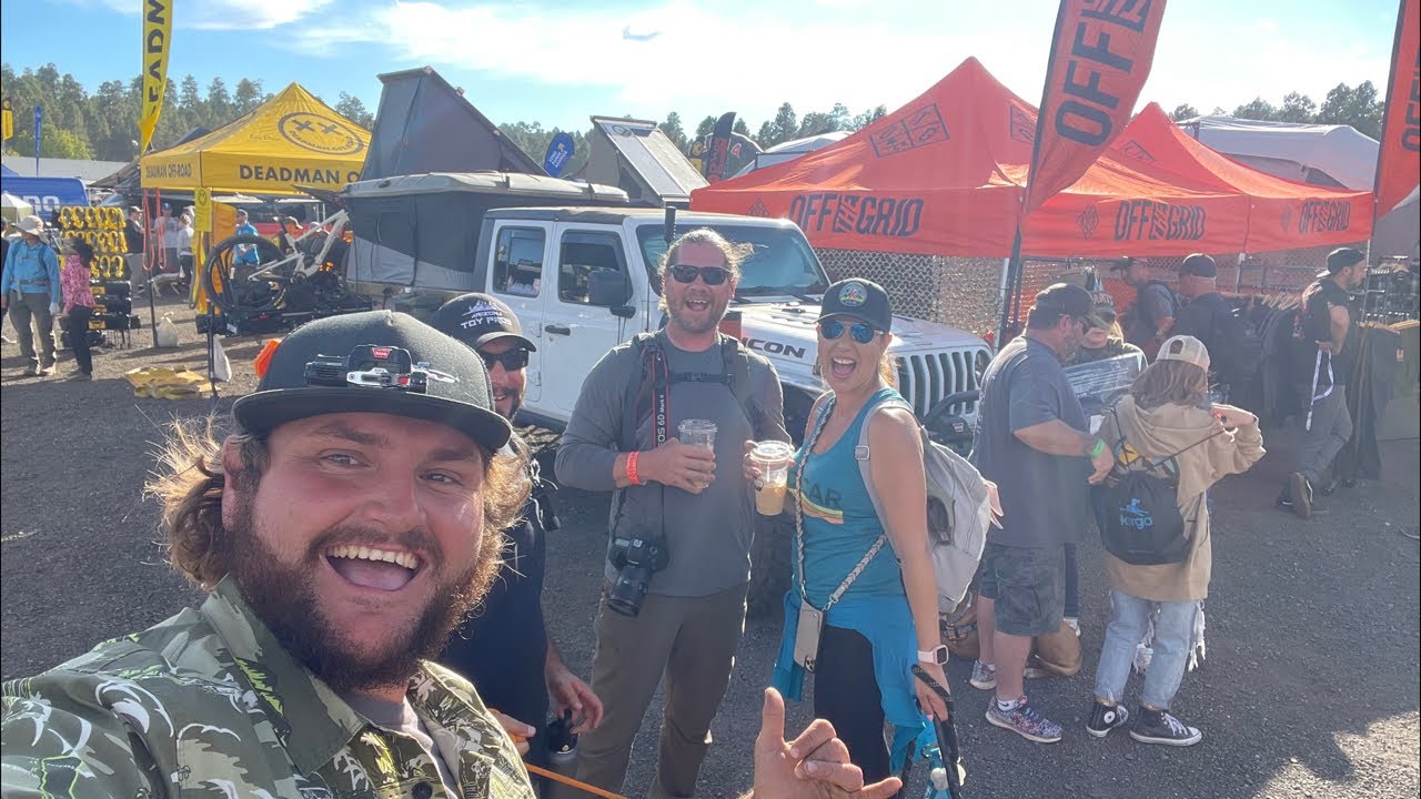 Overland Expo LIVESTREAM Walk through from Off Grid booth - YouTube