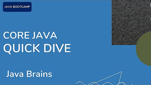 Core Java Quick Dive - Java Backend Bootcamp - YouTube