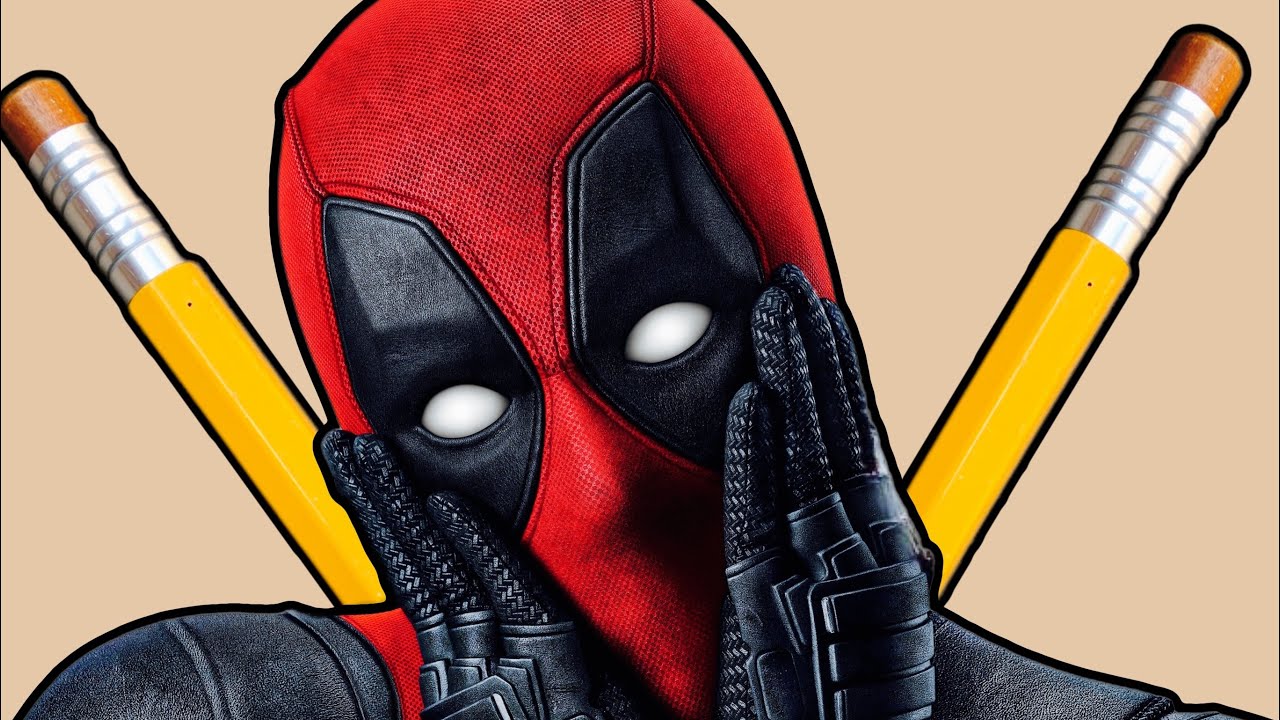Drawing Deadpool on Procreate (shading vs no shading) - YouTube