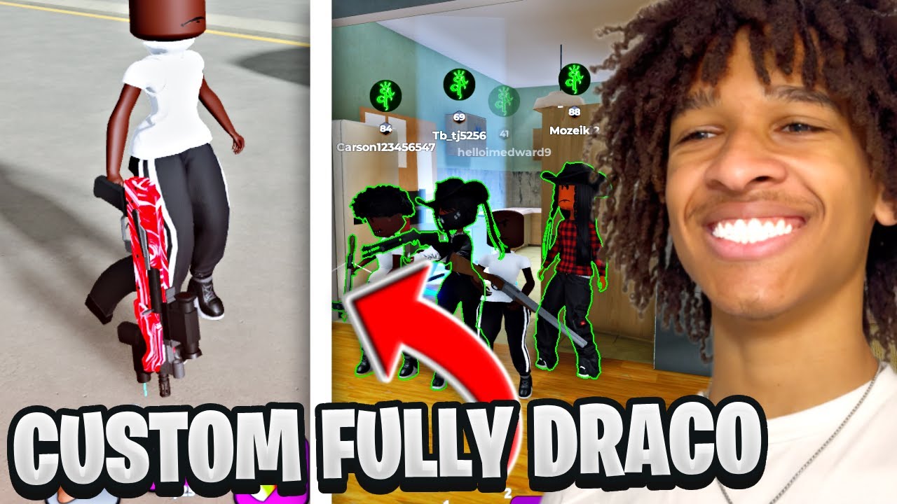 BUILDING A CUSTOM FULLY DRACO IN ROBLOX BLOCKSPIN - YouTube