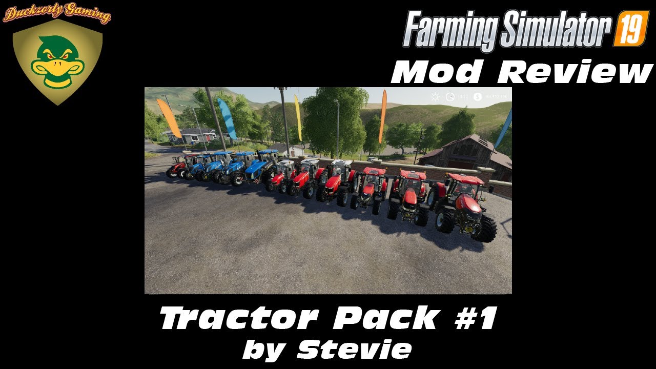 FS19 - Mod Review - Tractor Pack #1 - Stevie - (4K) - YouTube