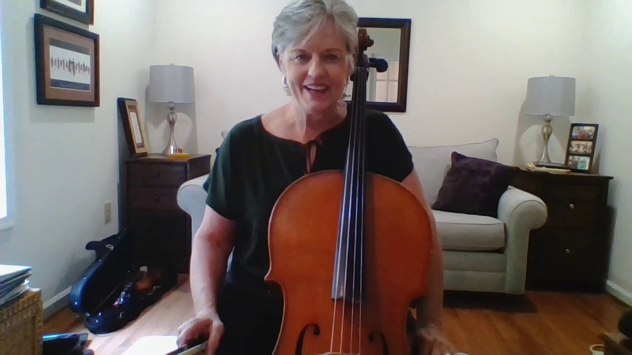 F major scale two octaves cello - YouTube