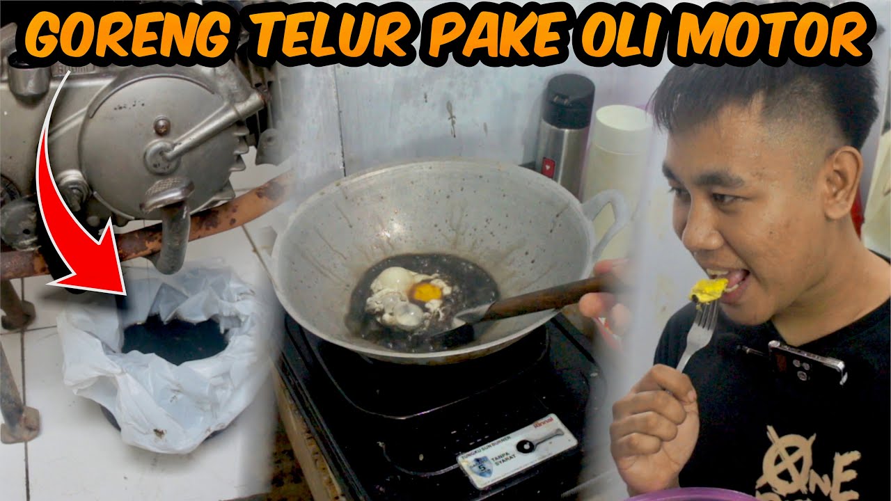 yadi dcaprio goreng telur pake oli motor ⁉️ - YouTube