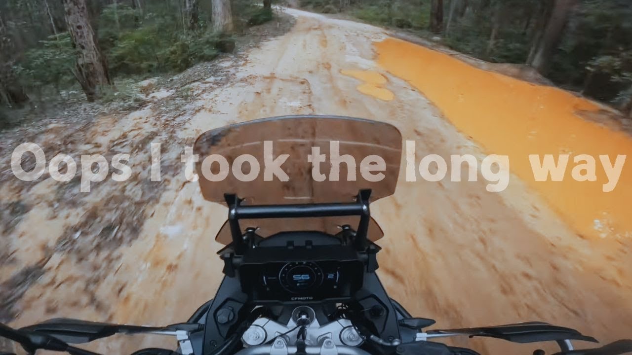 Off Roading Adventure Bike Ride in Dirt Roads Near Sydney | in 4k ...