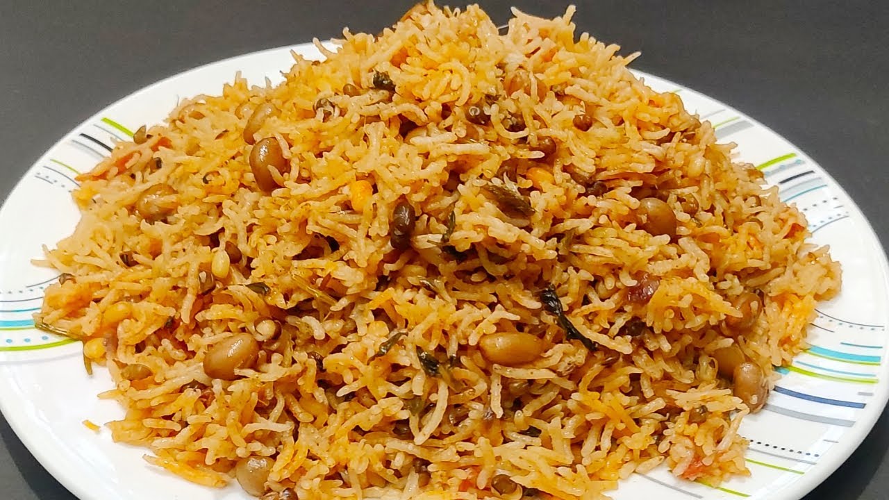 Green gram rice | Healthy lunch recipe | Variety rice | Sprouted green ...