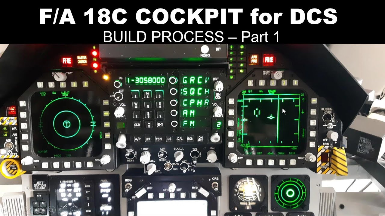 F/A-18C DCS VR Cockpit Build Process Part 1 - YouTube