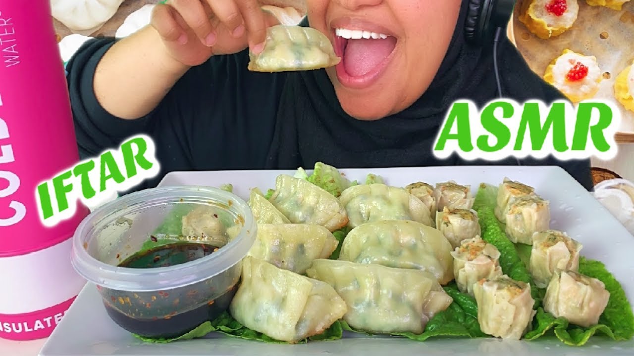 ASMR Trader Joes Dim Sum | Ramadan Iftar | Eating Sounds | Diamond ASMR ...