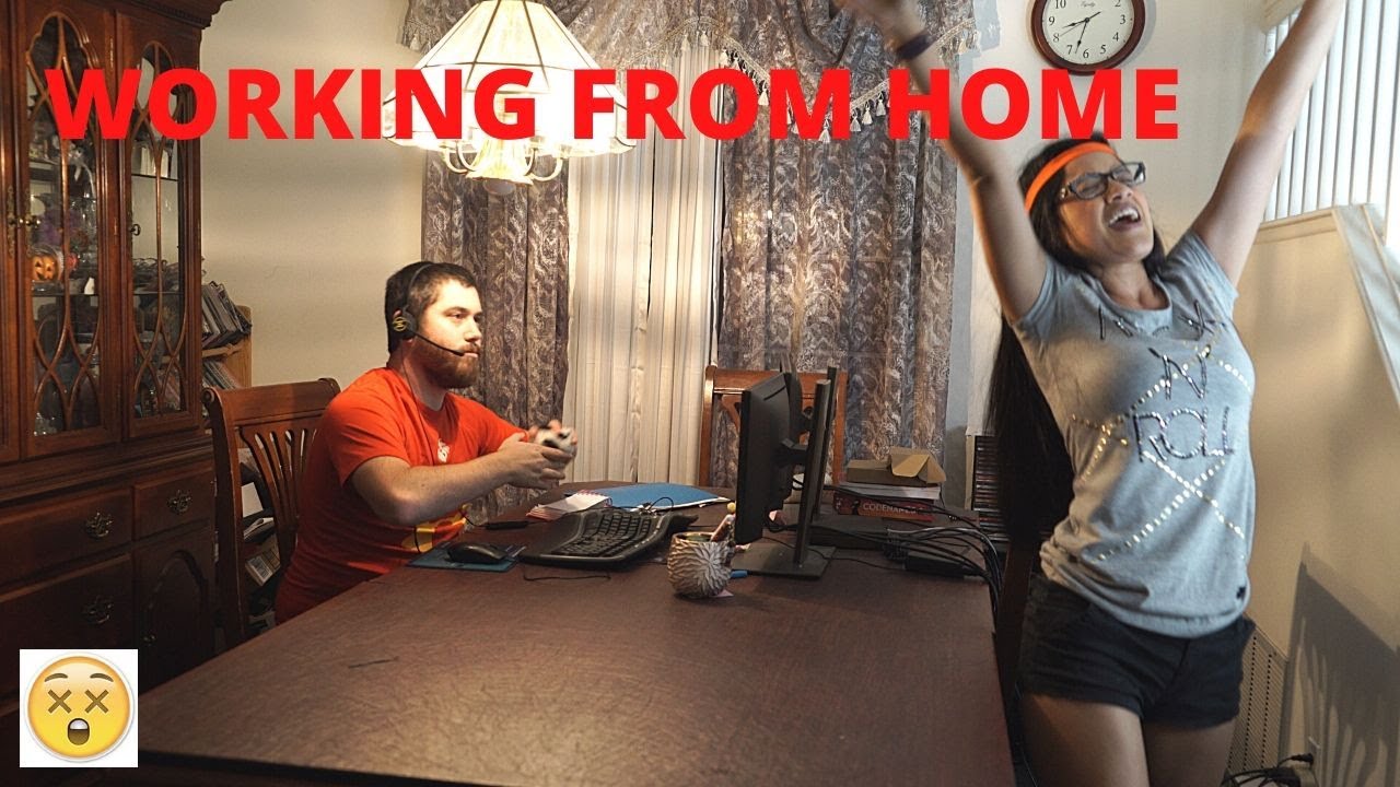 Working from Home Fails - YouTube