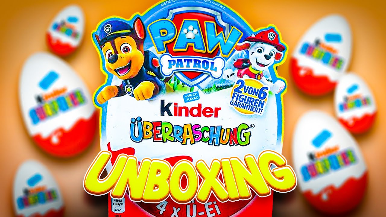 Kinder Surprises Paw Patrol Unboxing! | Uncovering the Best Hidden ...