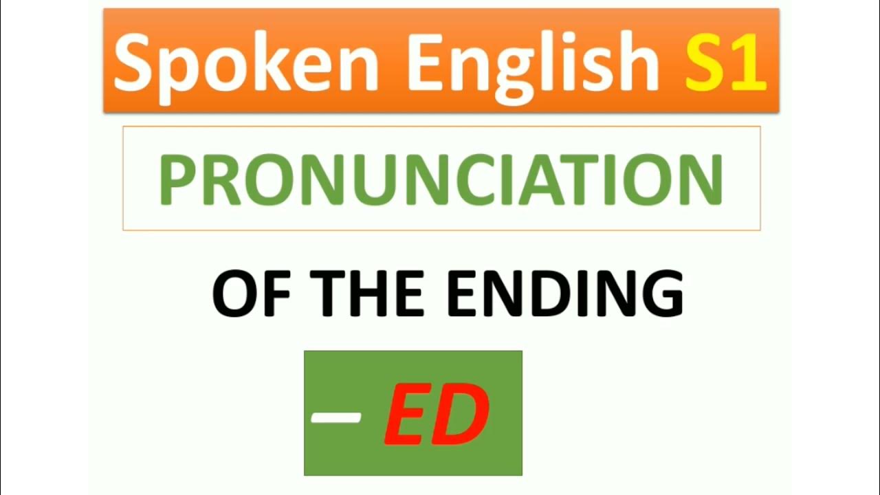 -ED pronunciation - /t/ /d/ or /id/? (pronounce SKILLFULLY 👌😉) - YouTube