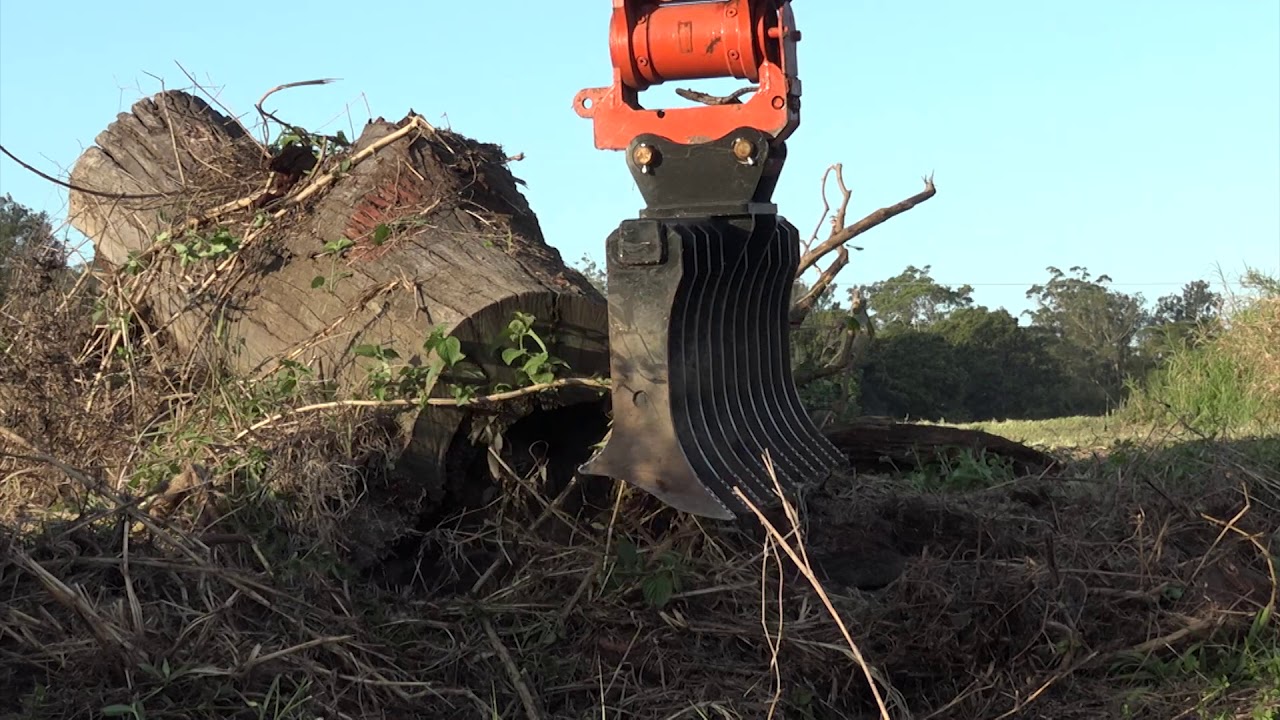 Digga Stick Rake for Vegetation Management | Digga Australia - YouTube