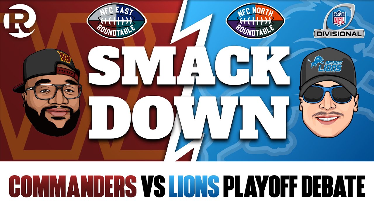 Commanders vs Lions Divisional Round Smackdown Debate Show 🔥🏈🍿 - YouTube