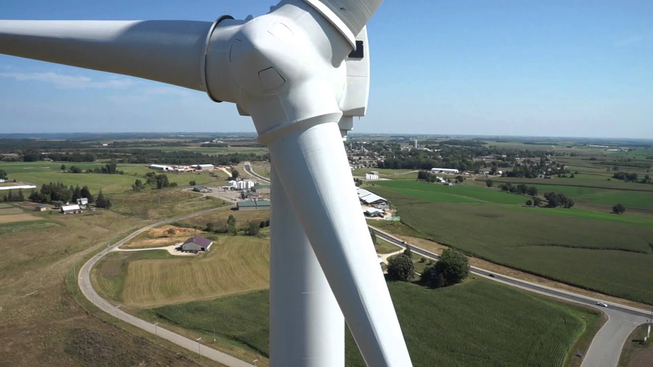 Wind Turbines, Cashton, Wisconsin - YouTube