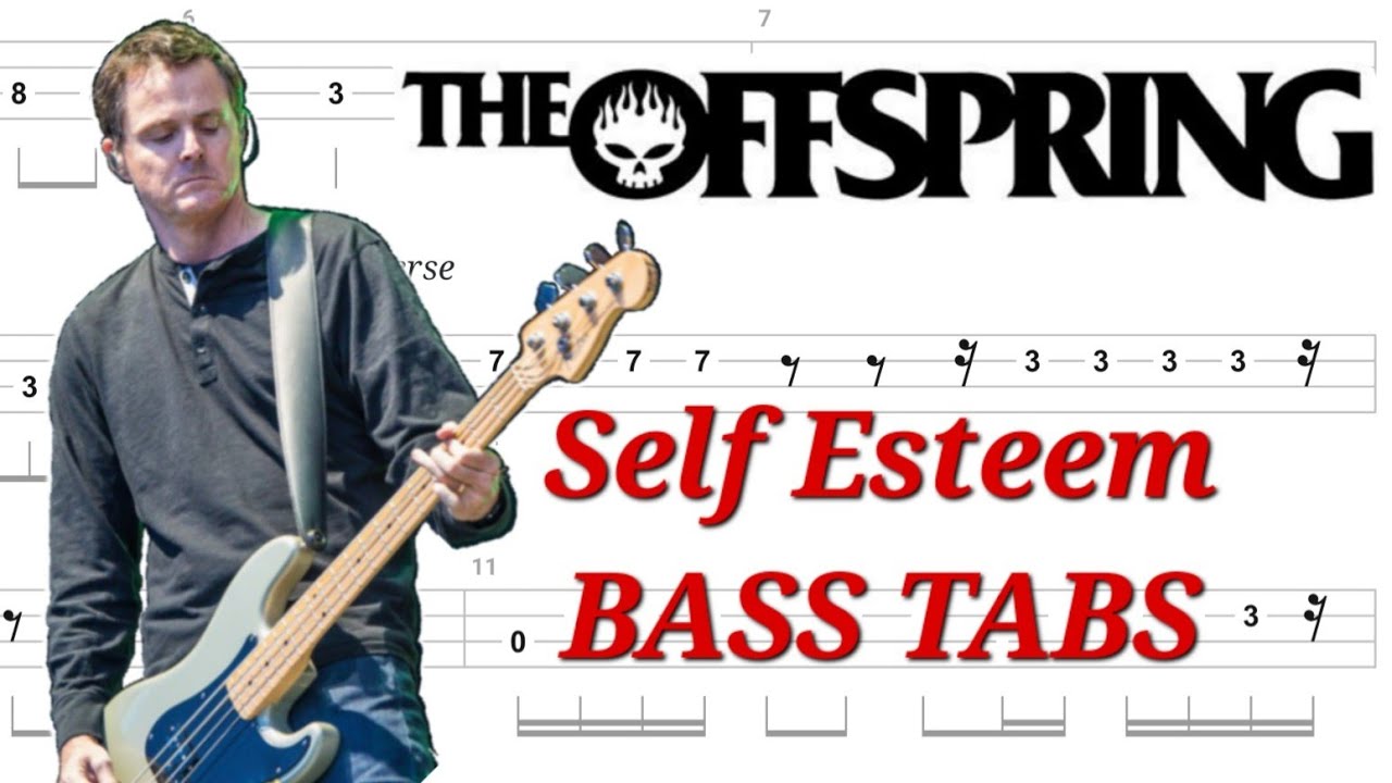 The Offspring - Self Esteem BASS TABS | Cover | Tutorial | Lesson - YouTube