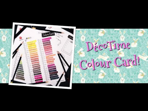 DÉCOTIME COLOUR CARD || Opnieuw Aanvullen! - YouTube