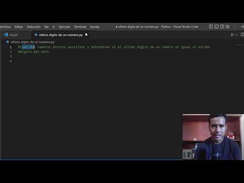 Leer dos números enteros positivos y determinar si los último dígito ...