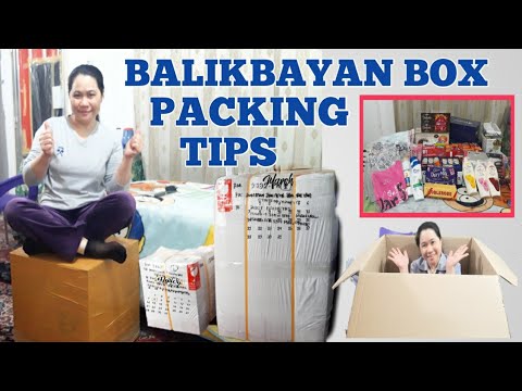 Part 2 Paano Magpack ng Balikbayan Box: Balikbayan Box || Jane Balagtas ...