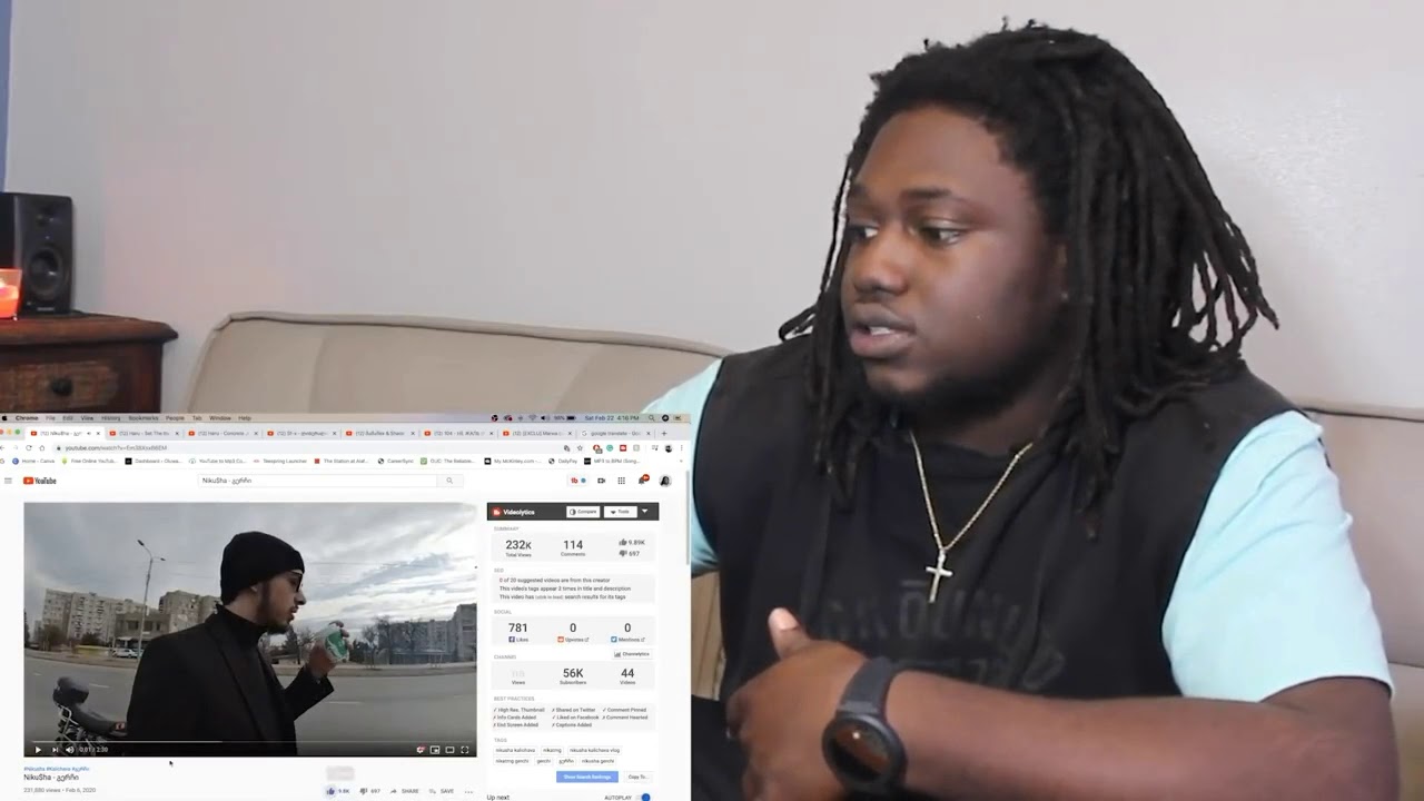 Nikatmg გერჩი უცხოელი იუთუბერის შეფასება - YouTube