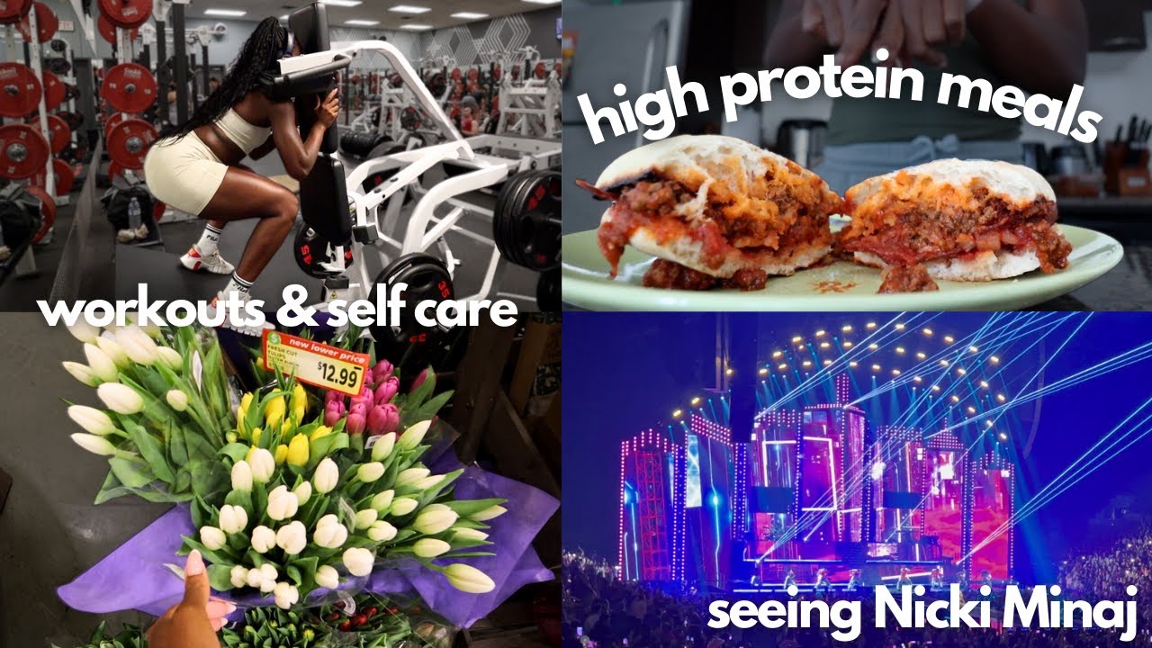 Getting back on track| high protein meals, mic'd workouts, life update ...