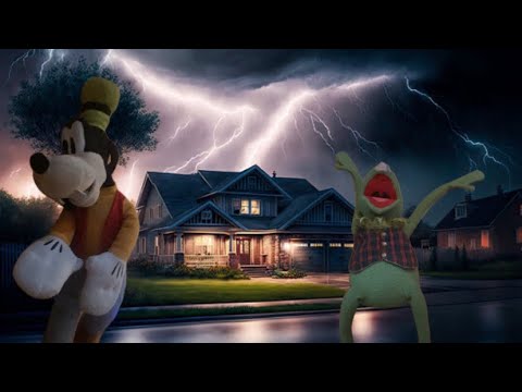 GOOFY SURVIVES CRAZY THUNDER STORM… - YouTube