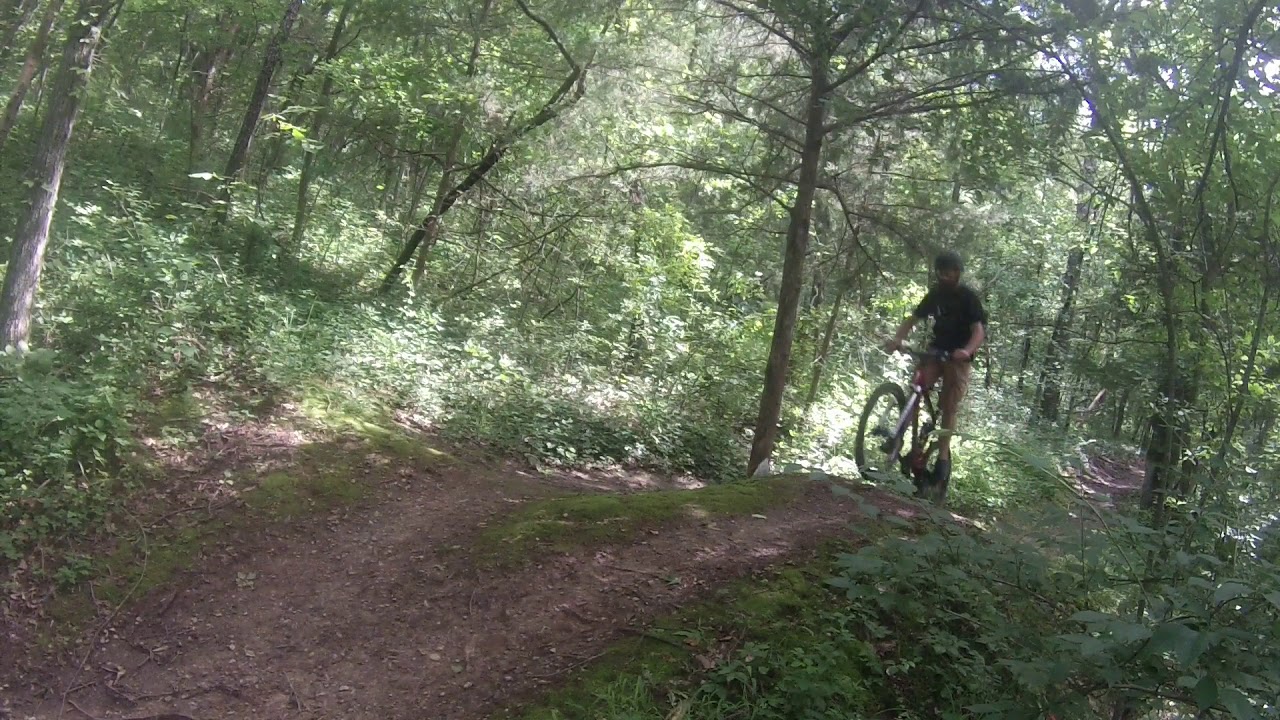 Landahl mountain bike park ( ish trail) - YouTube