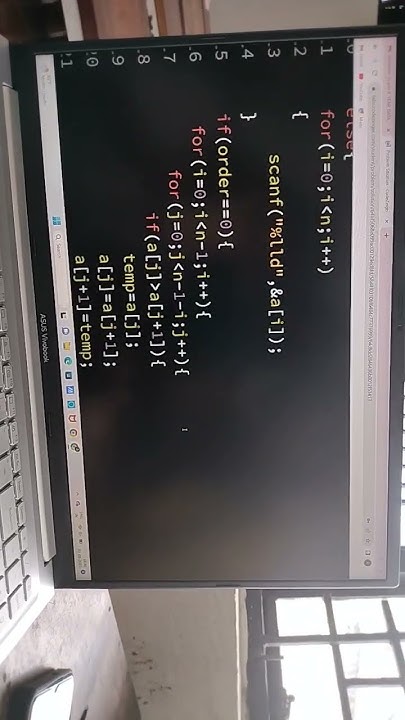 Bubble sort in c program#c #bubblesort#coders #codezinger - YouTube