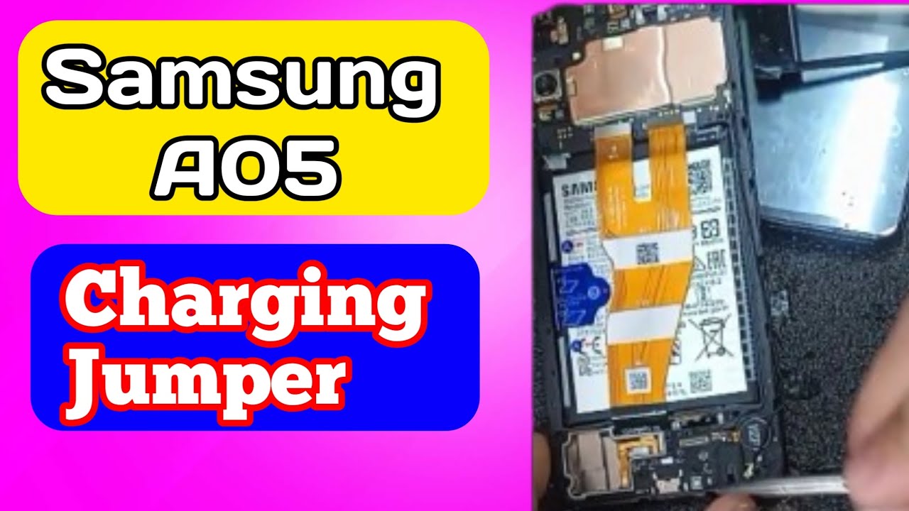 Samsung A05 charging not increase| A05 charging jumper. - YouTube