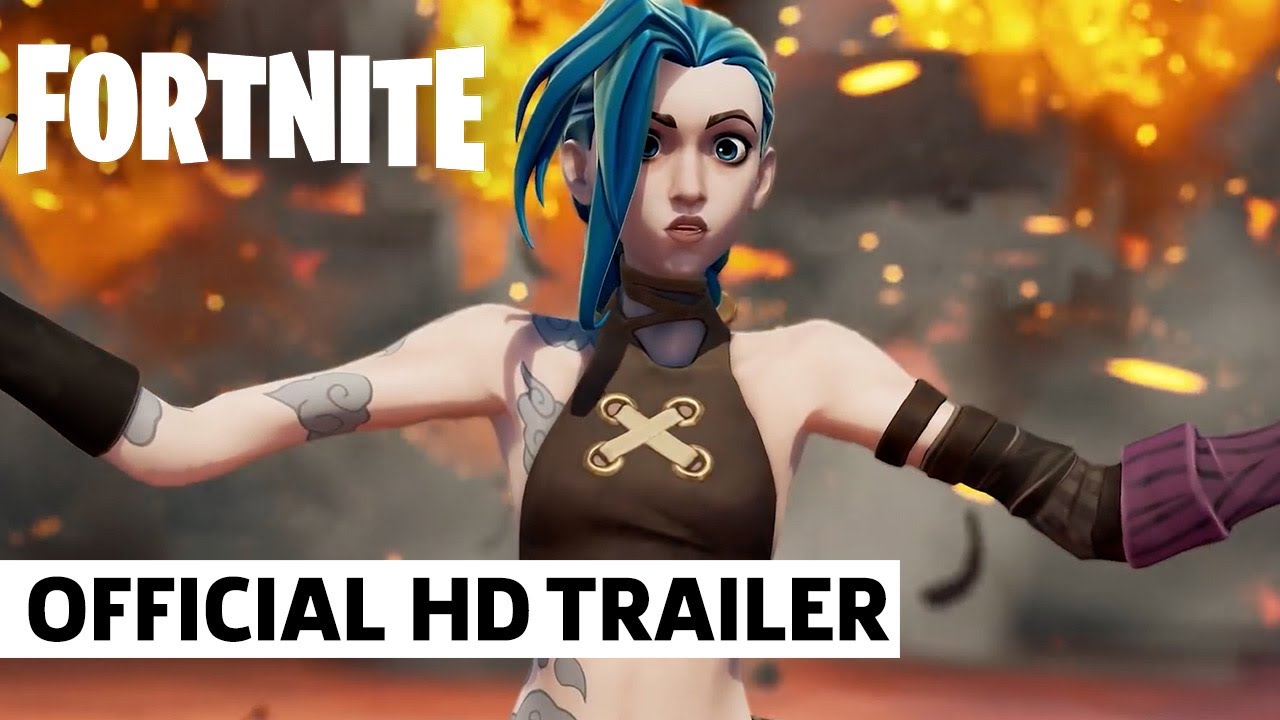 Fortnite X League of Legends - Jinx Trailer - YouTube