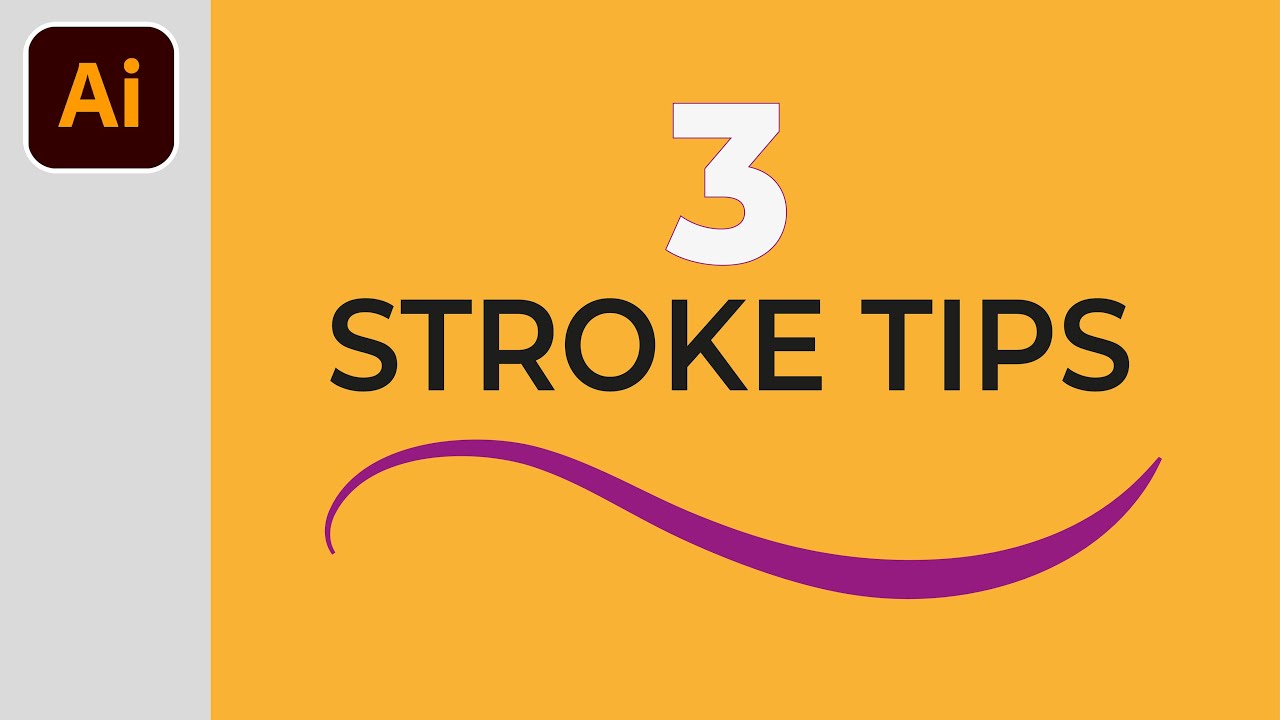 3 Illustrator Stroke Tips You Should Know - YouTube