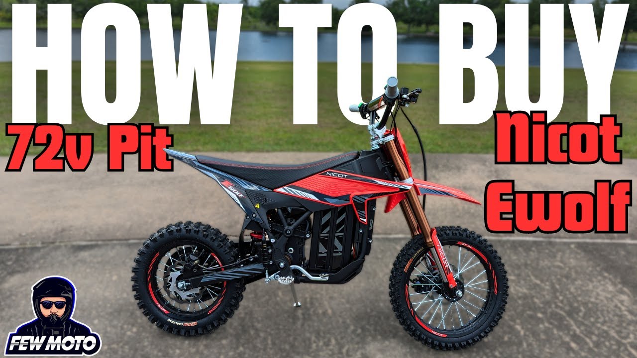 Nicot E-Wolf POWERFUL: Secure Your Electric Pit Bike Now - YouTube
