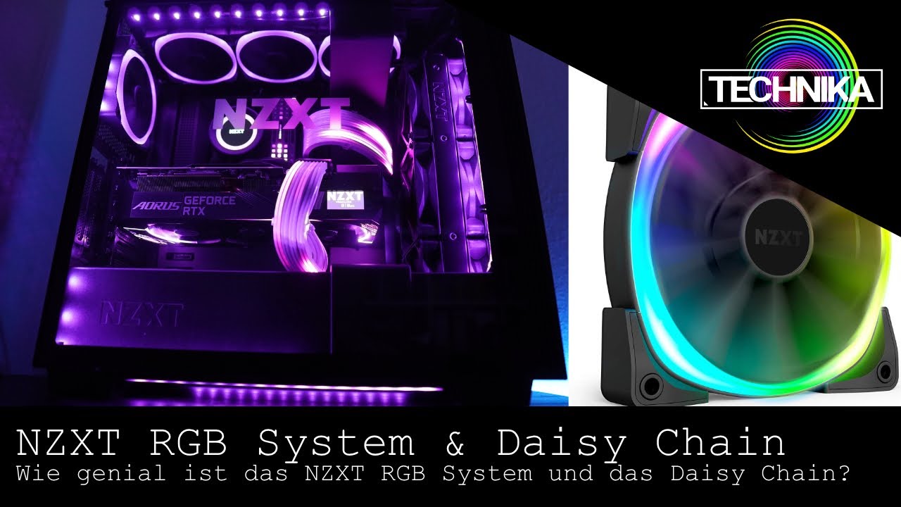 NZXT RGB System und das geniale Daisy Chain Prinzip - YouTube