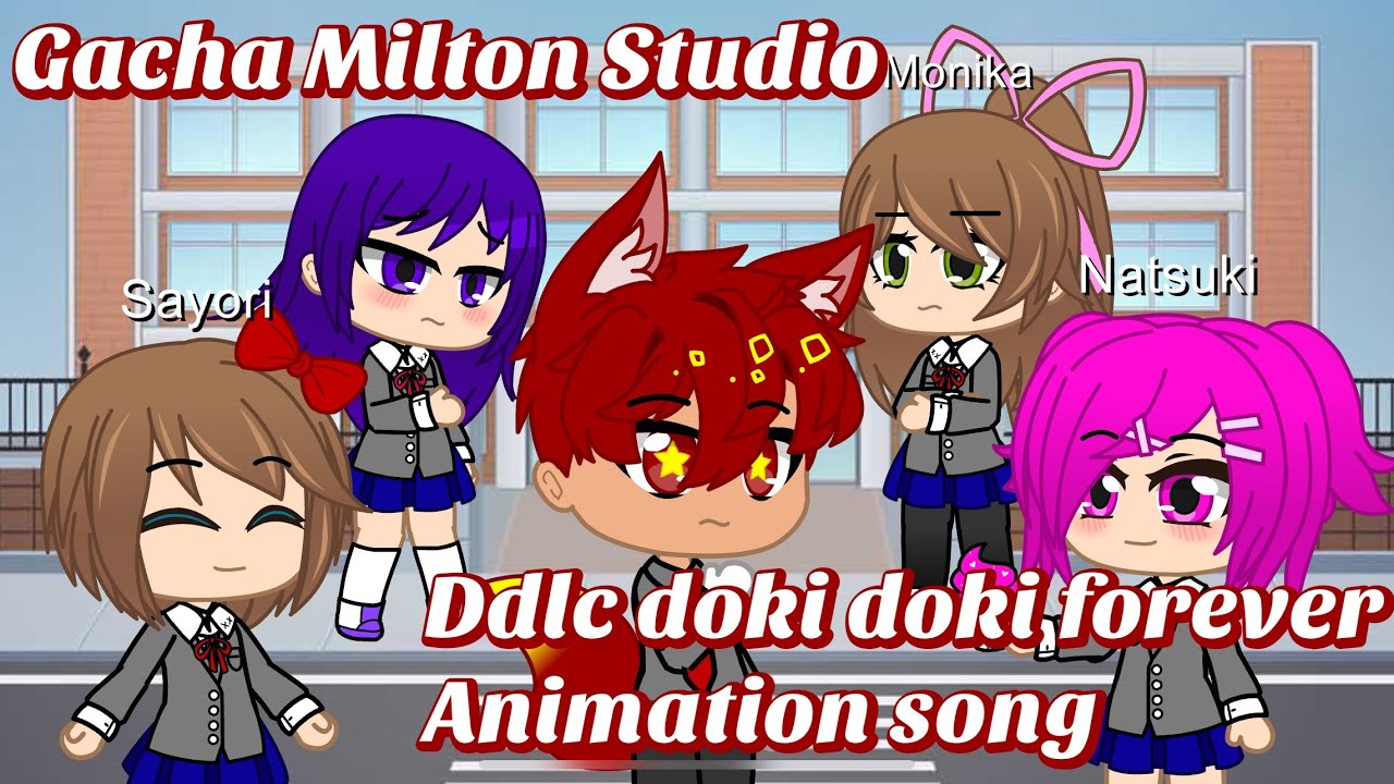 Ddlc animation music song Doki Doki forever - YouTube