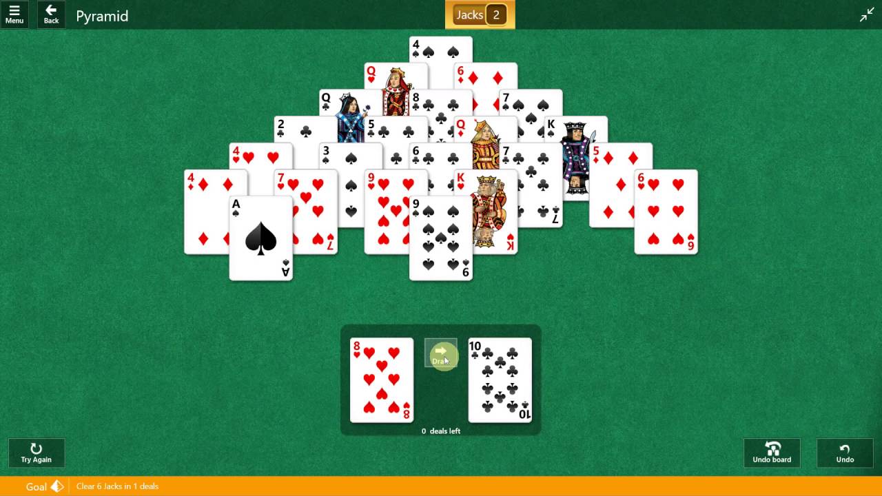 Microsoft Solitaire Collection - Pyramid - October 01 2016 - YouTube