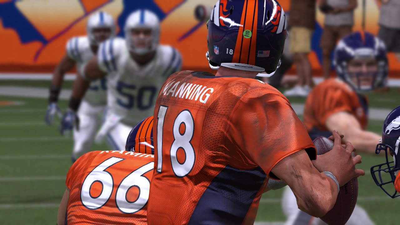 WHAT A FINISH! SUPERSTAR QB BATTLE ANDREW LUCK VS PEYTON MANNING Colts ...
