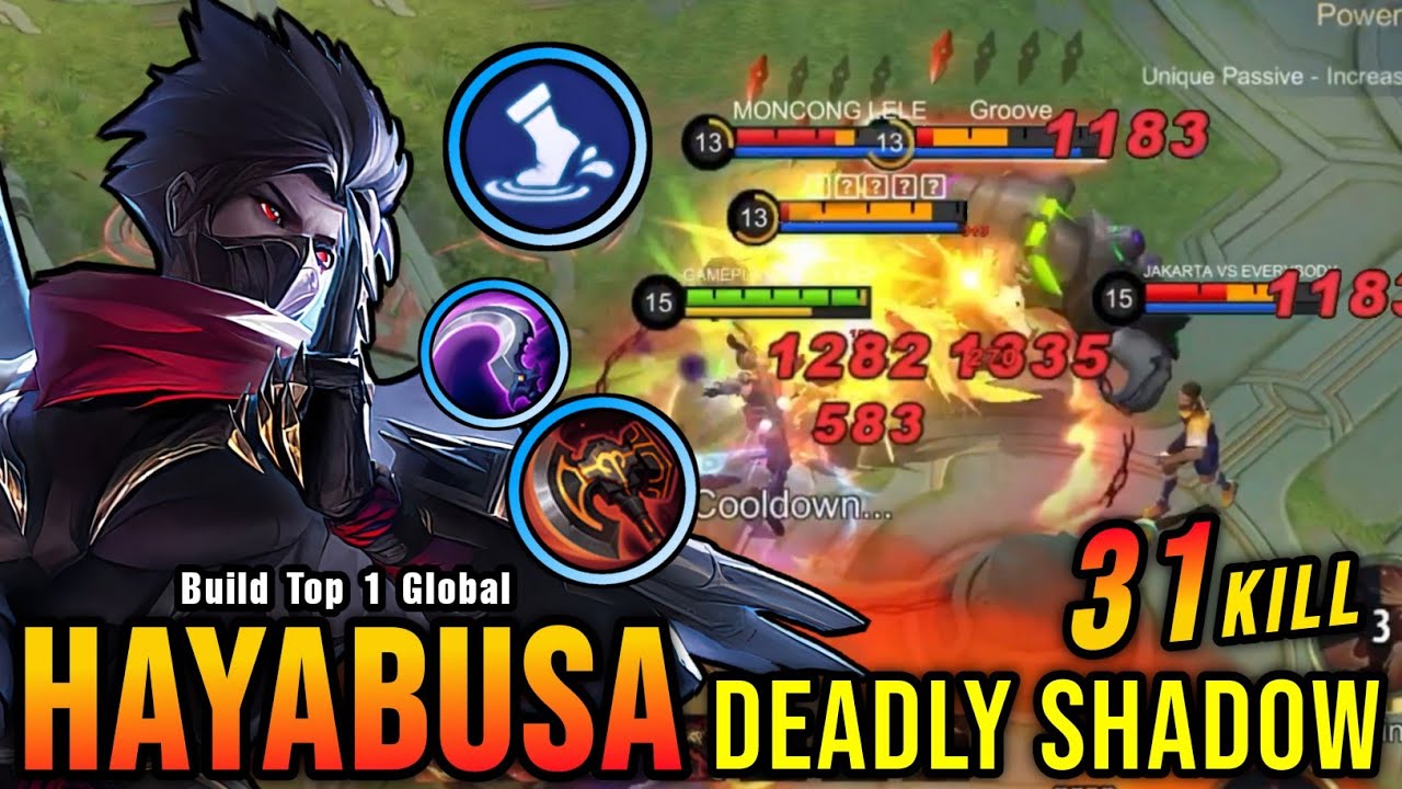 31 Kills!! New Hayabusa Best Build and Emblem!! - Build Top 1 Global ...