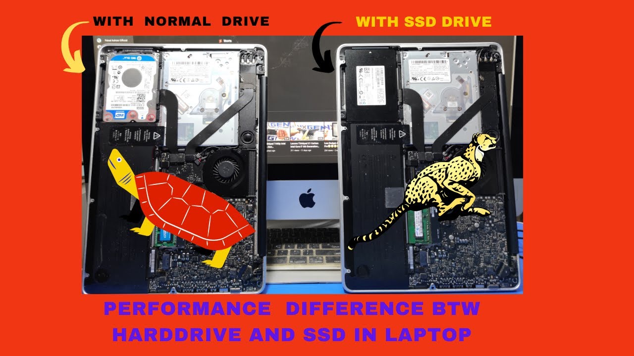 Speed Comparison Between Hard drive (HDD) & Solid State Drive (SSD ...