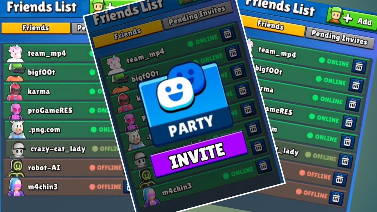 Invite Your Friends To Play Custom Party | Stumble Guys New Invite ...