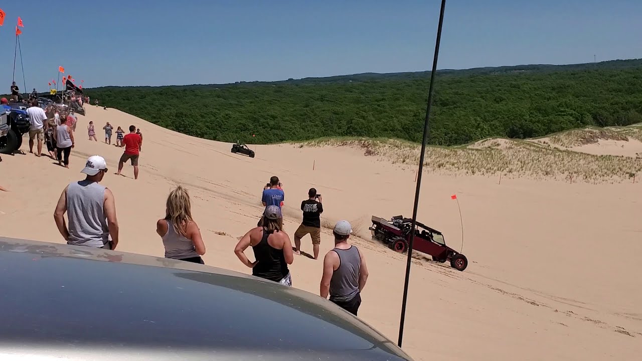 Sand rail car show out on the dunes. - YouTube